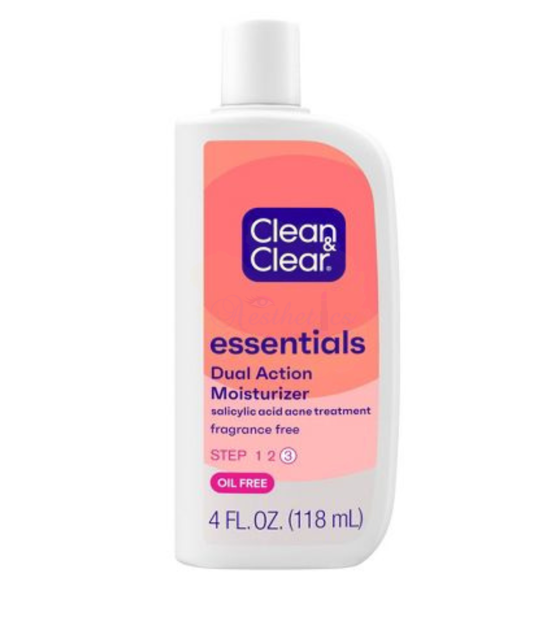 Clean & Clear Dual Action Moisturizer with Salicylic Acid – Aesthetics ...